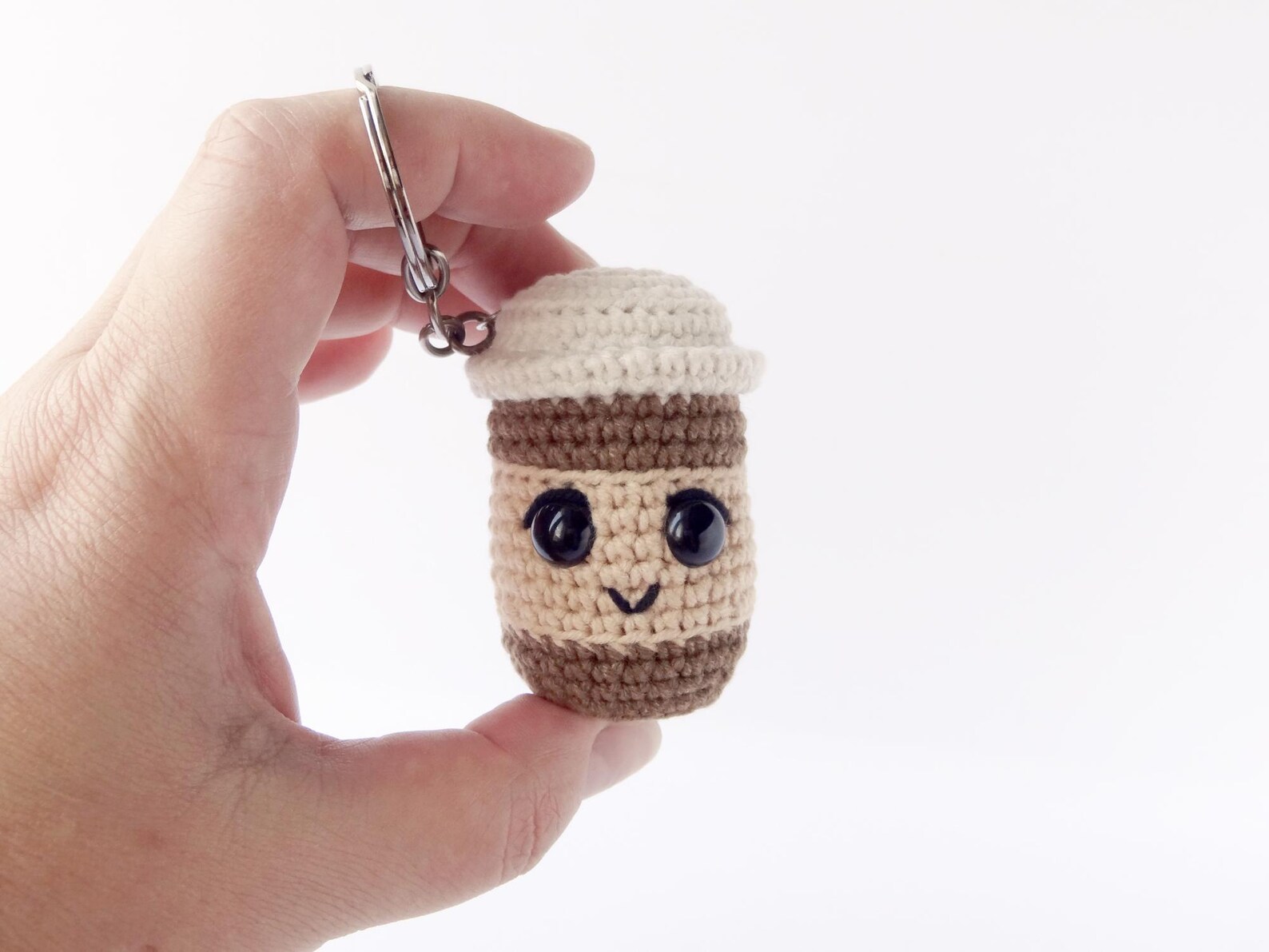 Cute Coffee Cup Keychain Crochet Pattern - Etsy