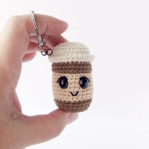 Cute Coffee Cup Keychain Crochet Pattern - Etsy