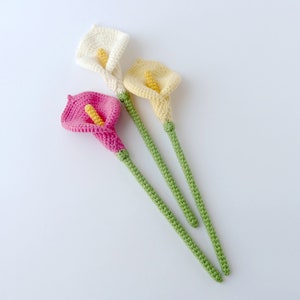 Calla Lily Crochet Pattern, Crochet Calla Lily Flowers Pdf Tutorial - Etsy