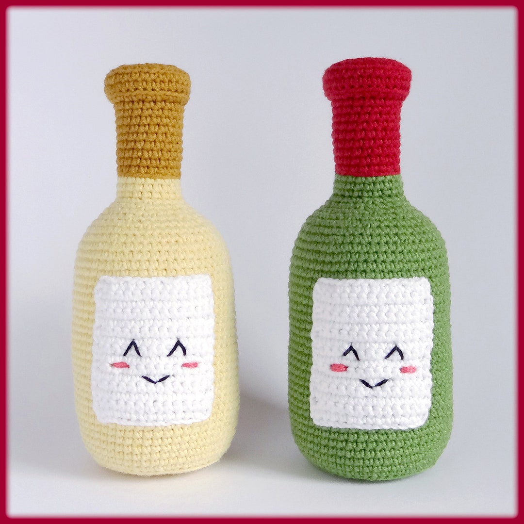 Wine Bottle Crochet Pattern, Cute Amigurumi Wine Bottle Pdf Pattern - Etsy