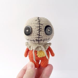 Halloween Sam Crochet Pattern, Crochet Halloween Doll Amigurumi Pattern ...