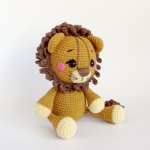 Leo the Lion Crochet Pattern - Amigurumi Animal PDF Tutorial - Etsy