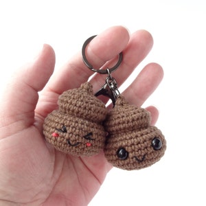 Poop Keychain Crochet Pattern, Cute Crochet Poo Amigurumi Pdf Tutorial ...