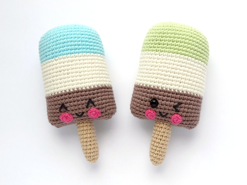 Cute Ice Cream Crochet Pattern Amigurumi Play Food Toy | Etsy