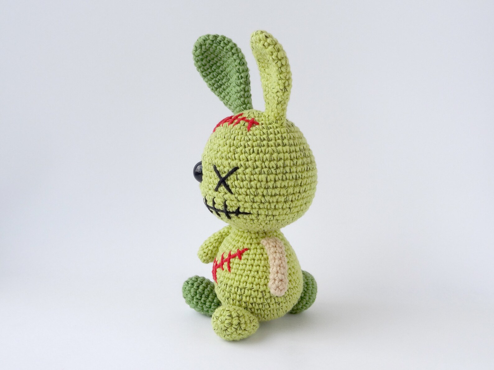 Zombie Rabbit Crochet Pattern Amigurumi Monster Toy | Etsy