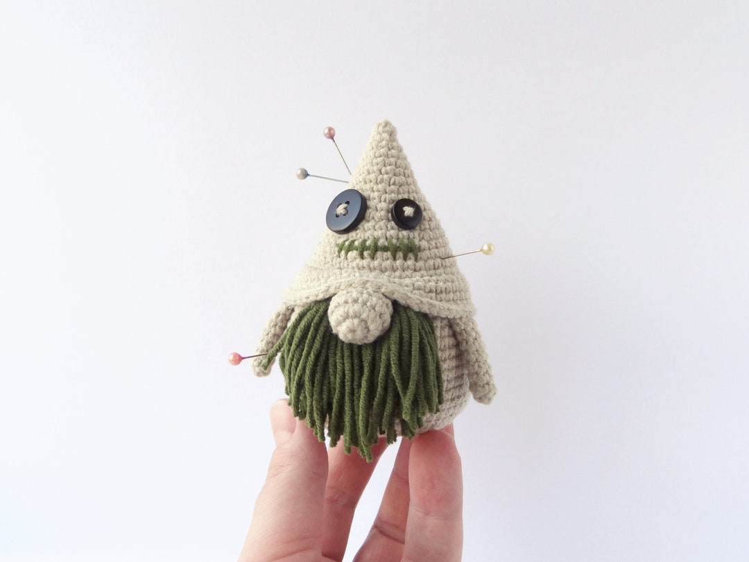Mini Voodoo Gnome Crochet Pattern Halloween Amigurumi Gnome - Etsy