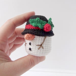 Snowman Gnome Keychain Crochet Pattern - Etsy