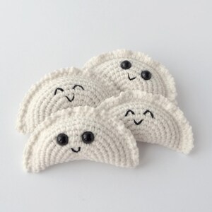 Pierogi Crochet Pattern Cute Amigurumi Food, Crochet Dumplings Pdf ...