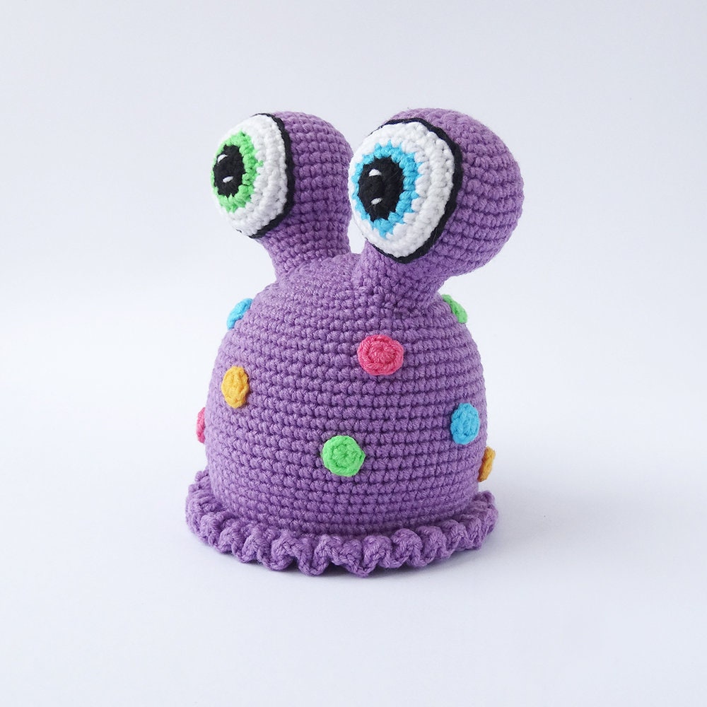 Cute Amigurumi Monster Slug Crochet Pattern - Etsy