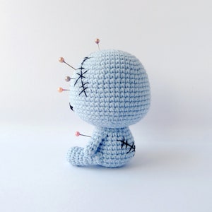 Sitting Voodoo Doll Crochet Pattern Amigurumi Doll - Etsy