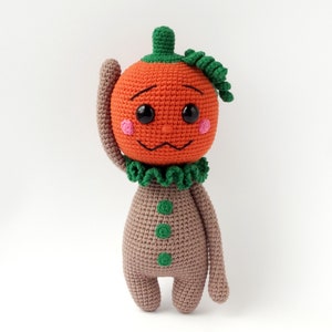Pumpkin Head Doll Crochet Pattern Creepy Cute Halloween | Etsy