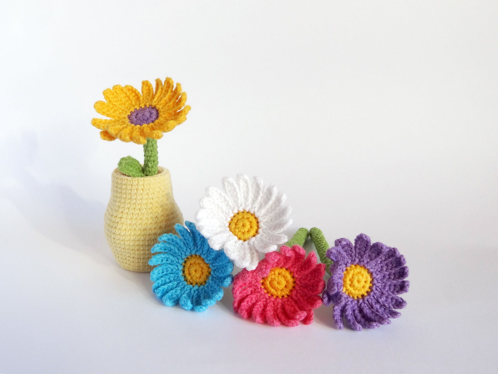 Daisy Crochet Pattern Crochet Daisy Pattern Crochet Flower - Etsy
