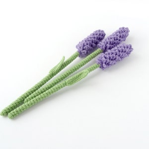 Lavender Crochet Pattern, Crochet Lavender Flowers Pdf Tutorial - Etsy