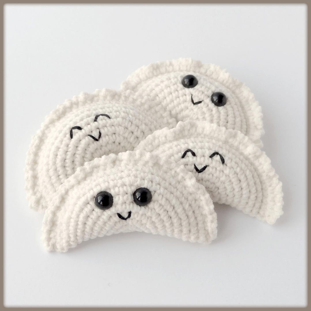 Pierogi Crochet Pattern Cute Amigurumi Food, Crochet Dumplings Pdf ...