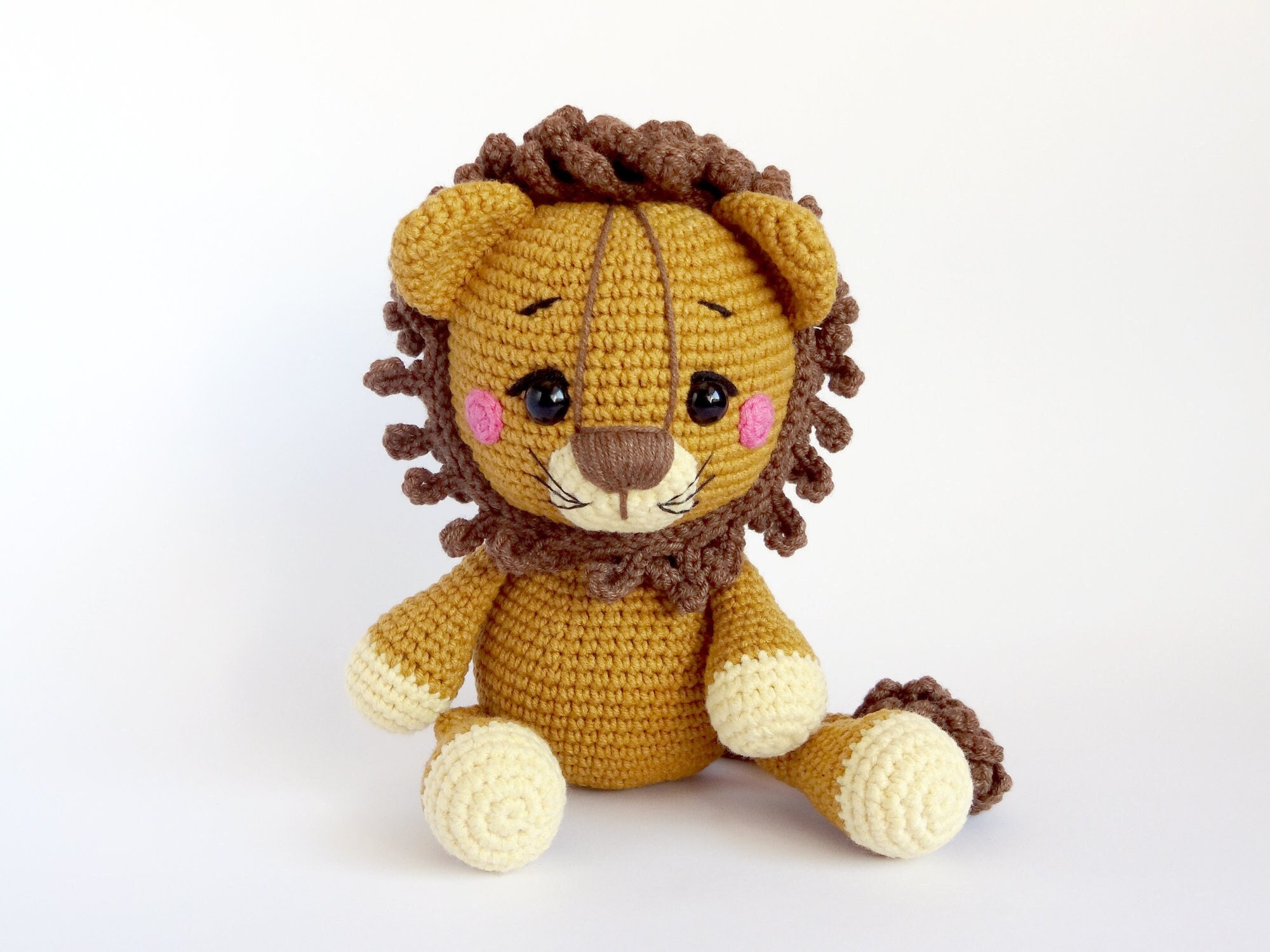 Leo the Lion Crochet Pattern Amigurumi Toy Crochet Lion - Etsy
