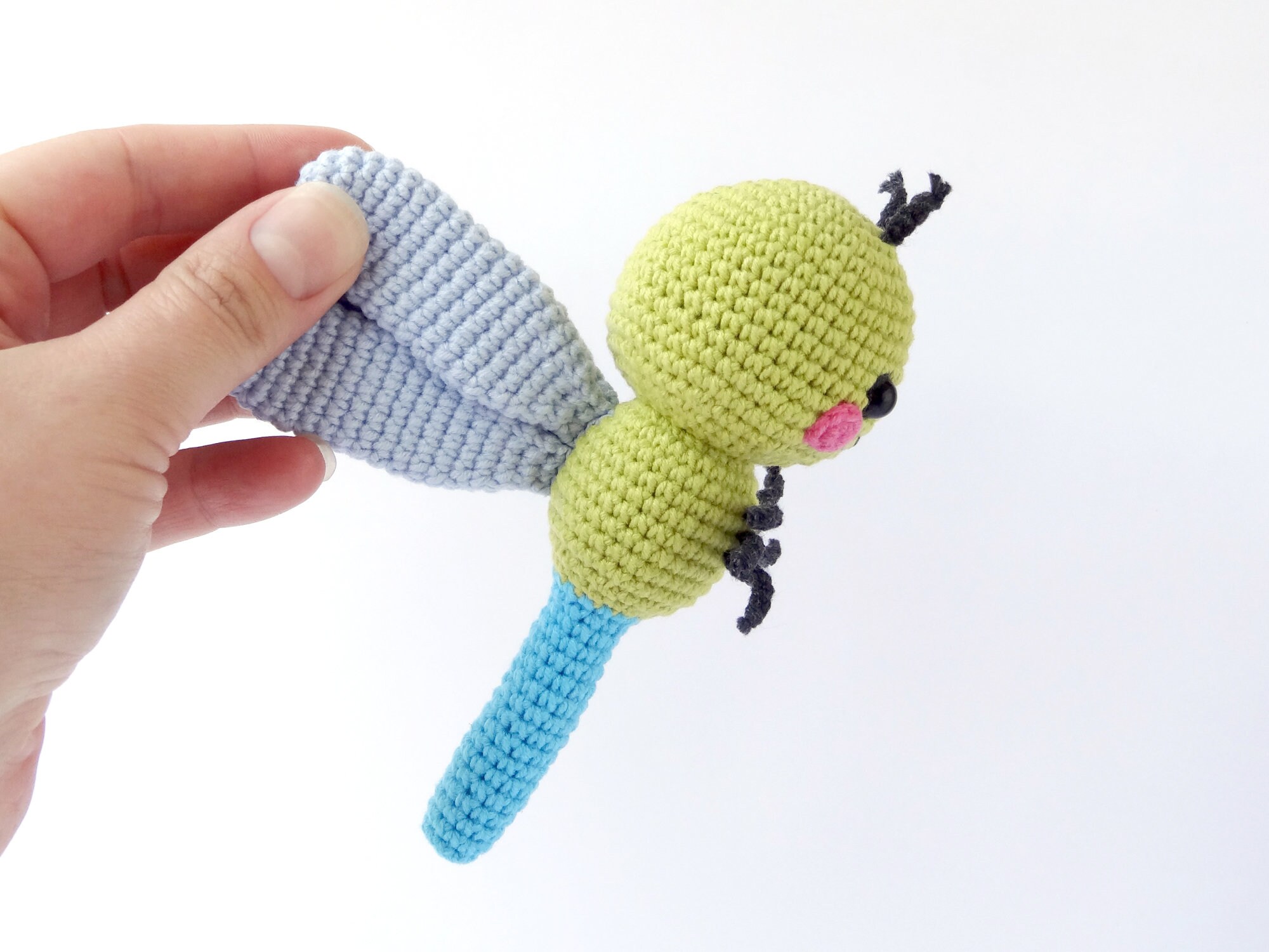 Dragonfly Crochet Pattern Cute Dragonfly Amigurumi Crochet Etsy