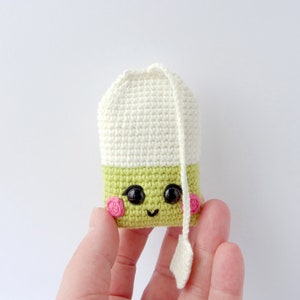 Tea Bag Crochet Pattern, Cute Amigurumi Tea Bag Pattern - Etsy