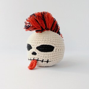 Punk Skull Crochet Pattern - Etsy