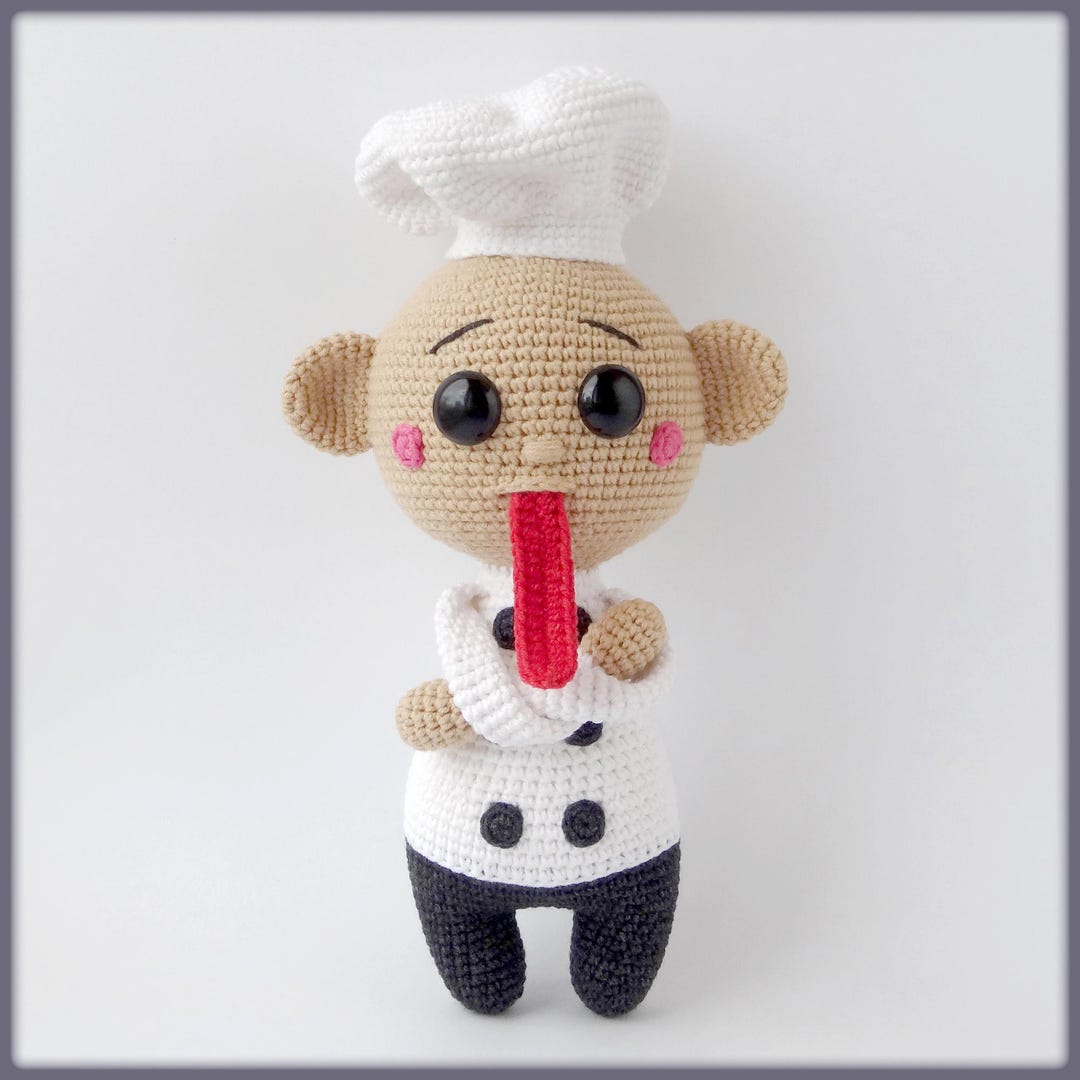 Chef Doll Crochet Pattern - Etsy