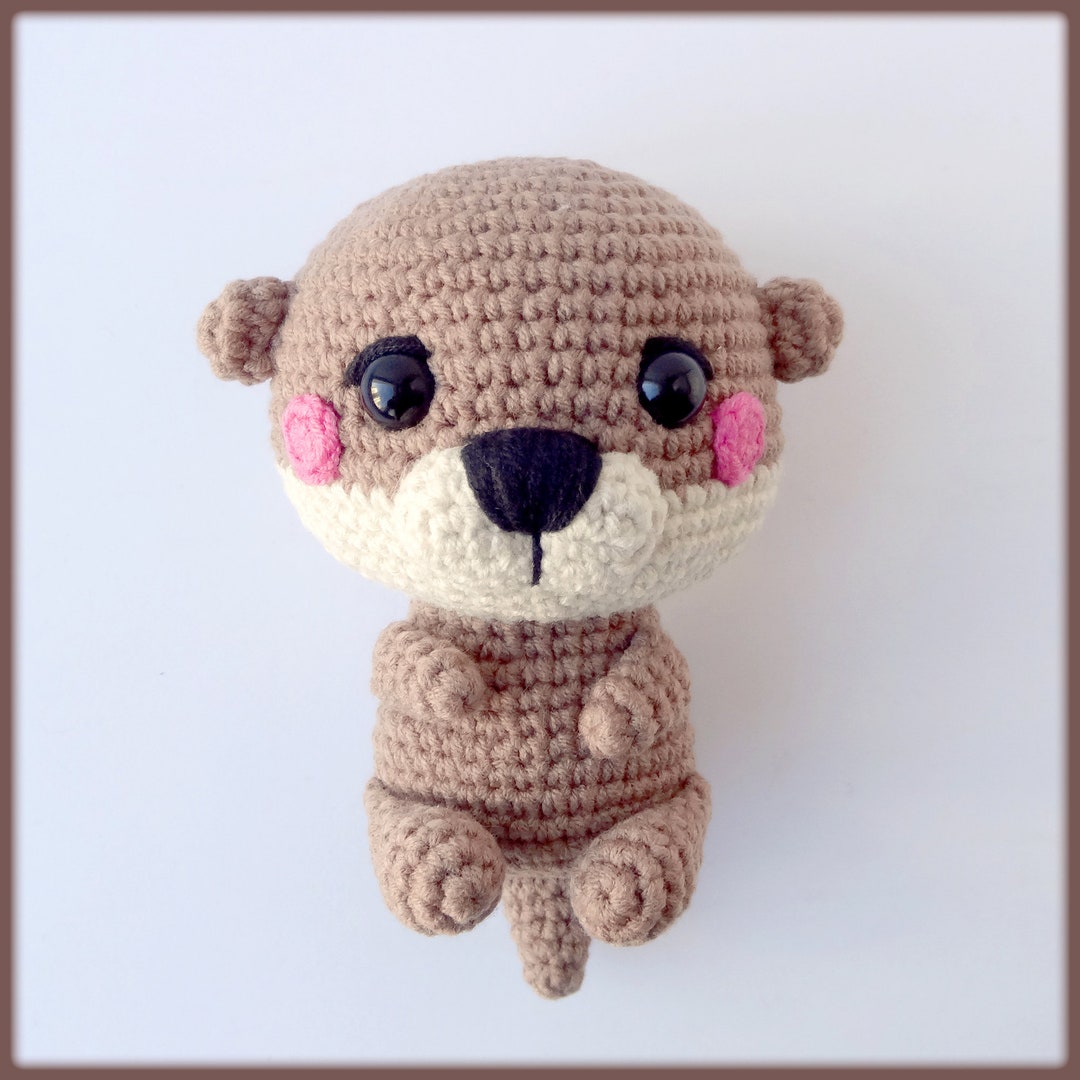 Otter Crochet Pattern Amigurumi Animal, Cute Crochet Otter Pdf Pattern ...