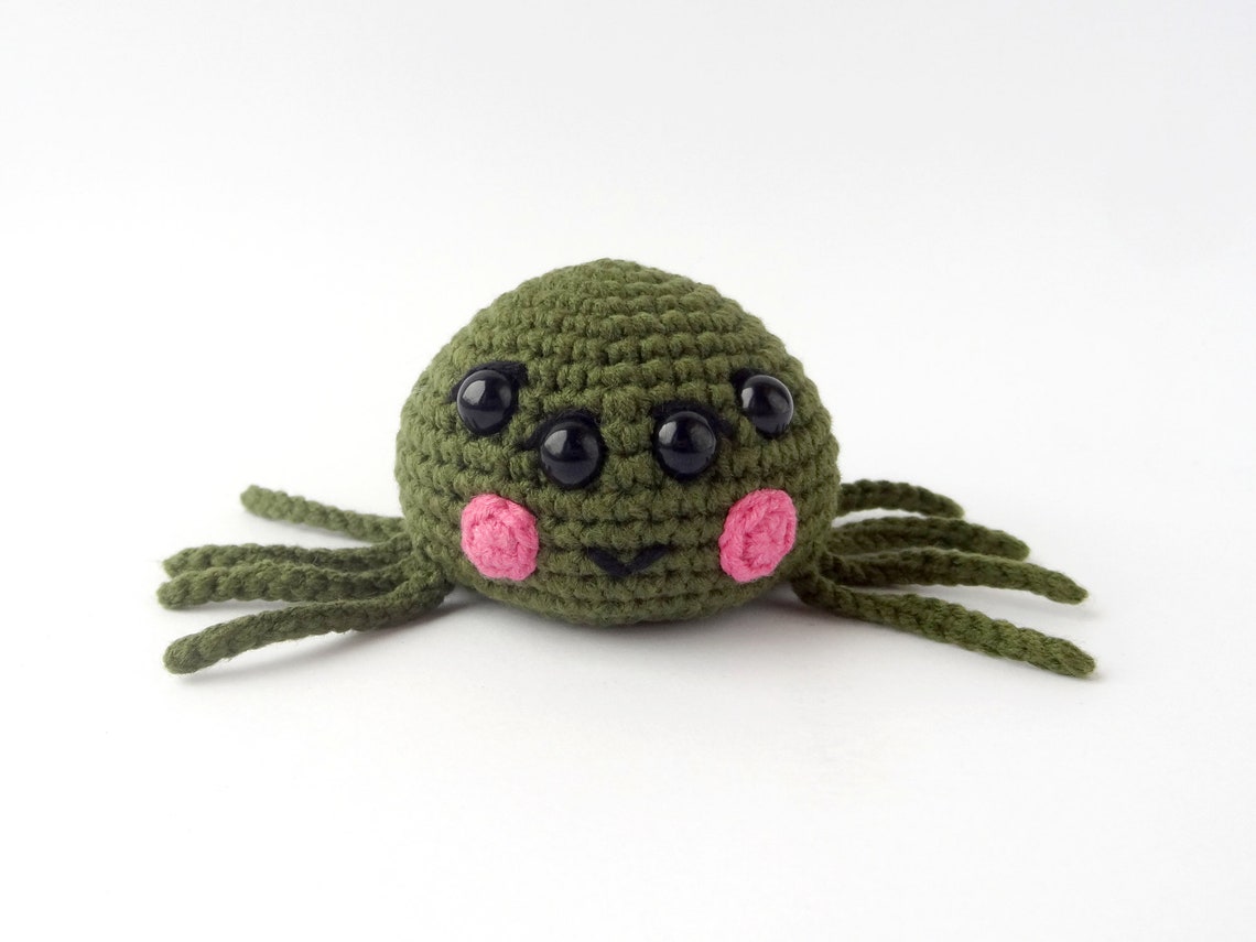 Cute Amigurumi Spider Crochet Pattern Crochet Spider | Etsy