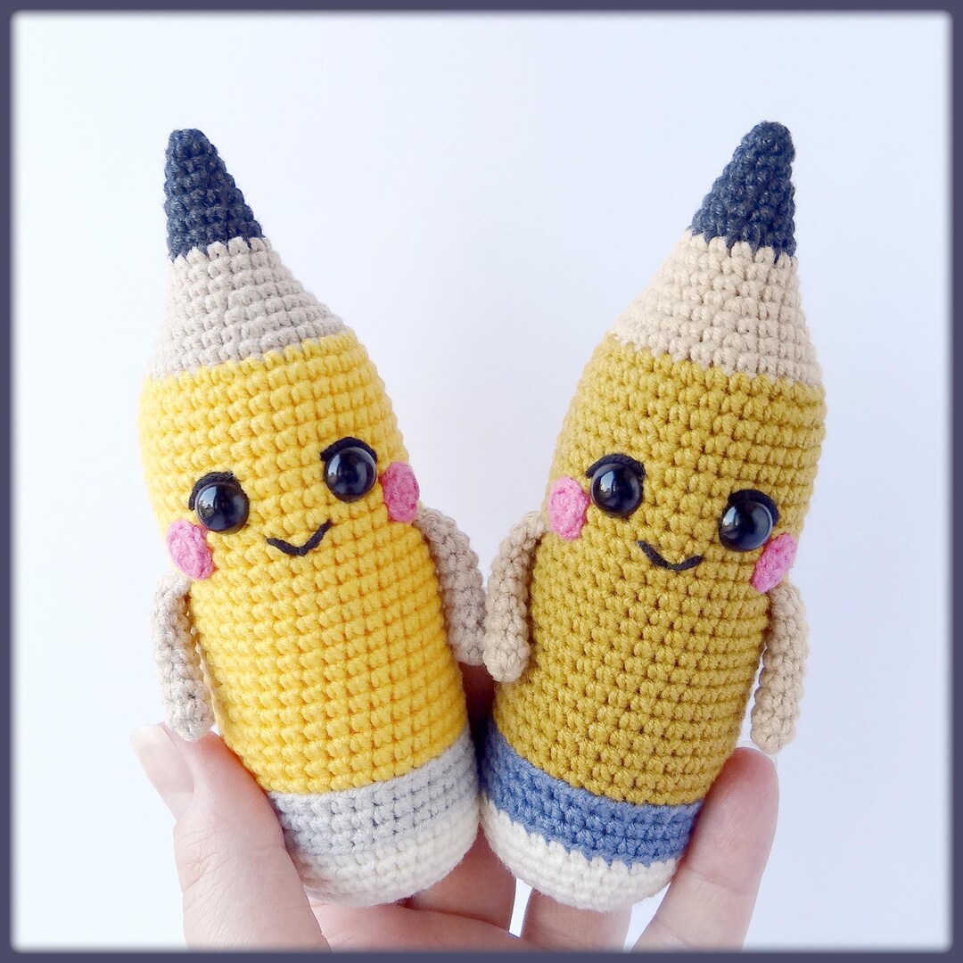 Cute Amigurumi Pencil Crochet Pattern - Etsy Canada