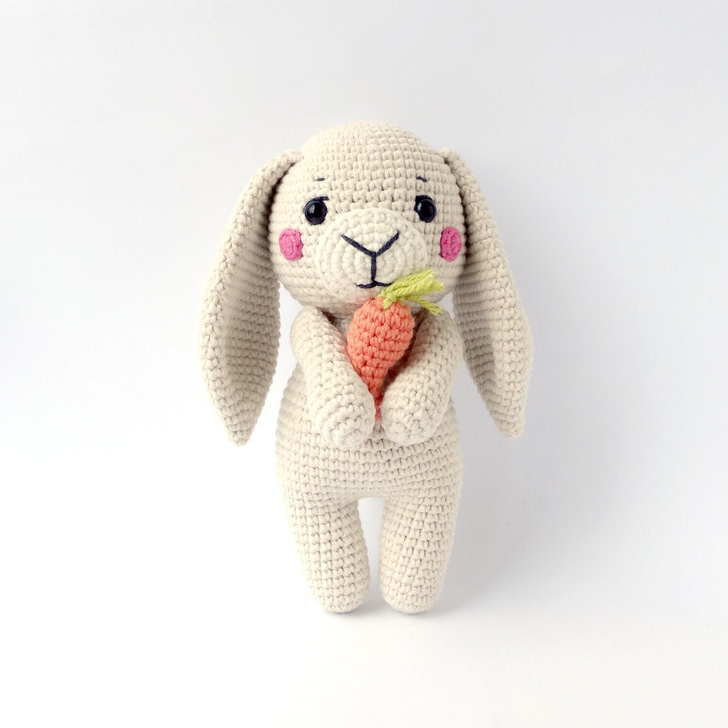 Oreo the Rabbit Crochet Pattern Amigurumi Rabbit with a | Etsy
