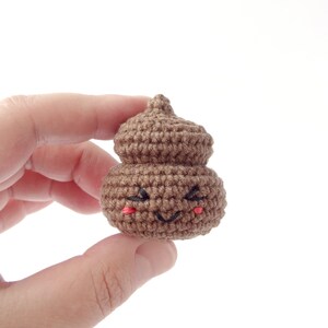 Poop Keychain Crochet Pattern, Cute Crochet Poo Amigurumi Pdf Tutorial ...