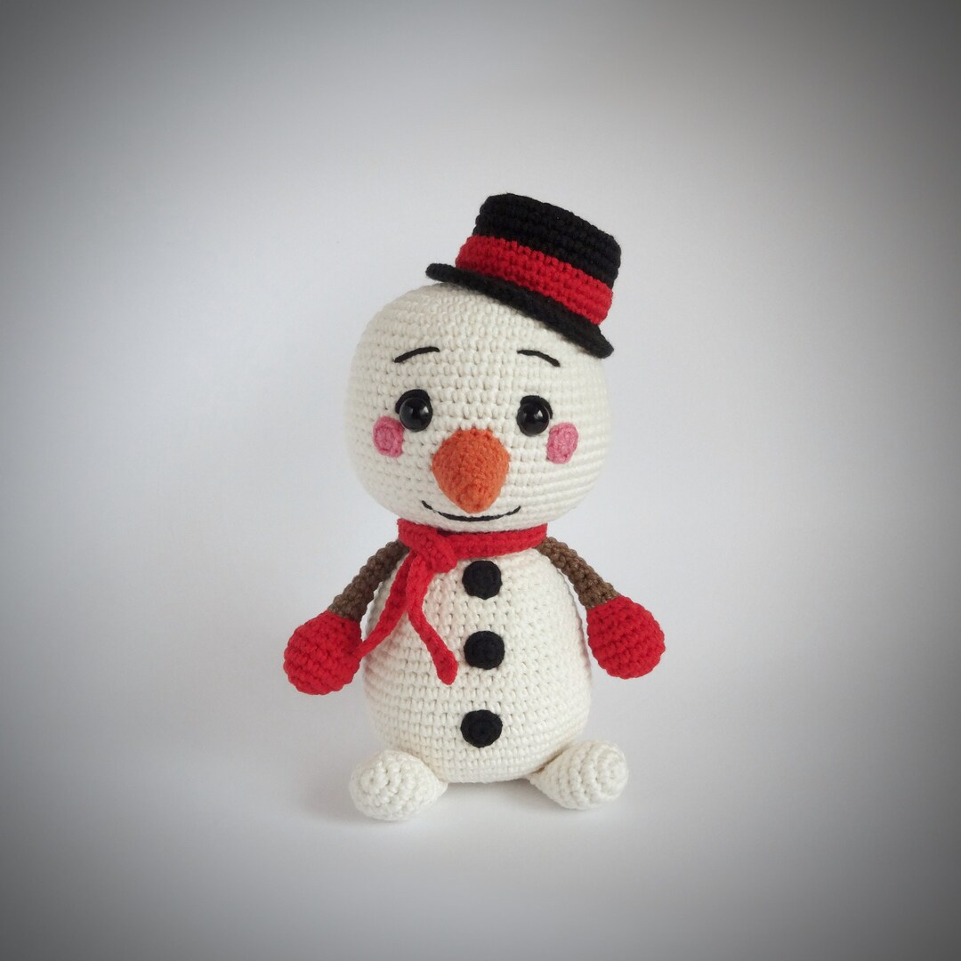 Steve the Snowman Crochet Pattern Christmas Amigurumi Toy - Etsy