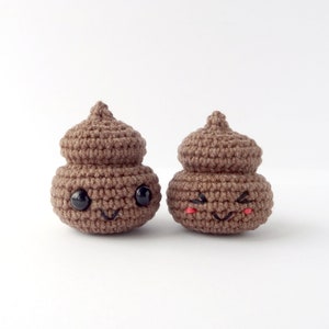 Poop Keychain Crochet Pattern, Cute Crochet Poo Amigurumi Pdf Tutorial ...