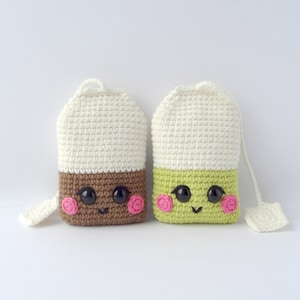 Tea Bag Crochet Pattern, Cute Amigurumi Tea Bag Pattern - Etsy