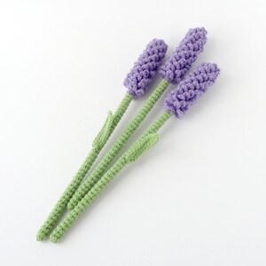 Lavender Crochet Pattern, Crochet Lavender Flowers Pdf Tutorial - Etsy