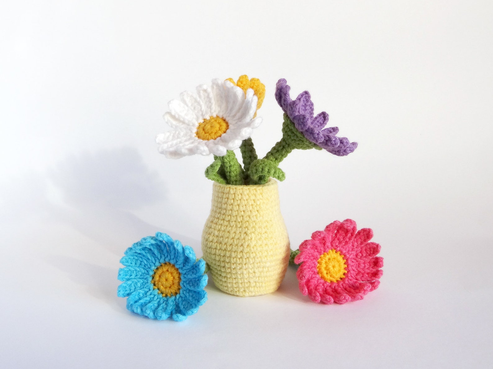 Daisy Crochet Pattern Crochet Daisy Pattern Crochet Flower - Etsy