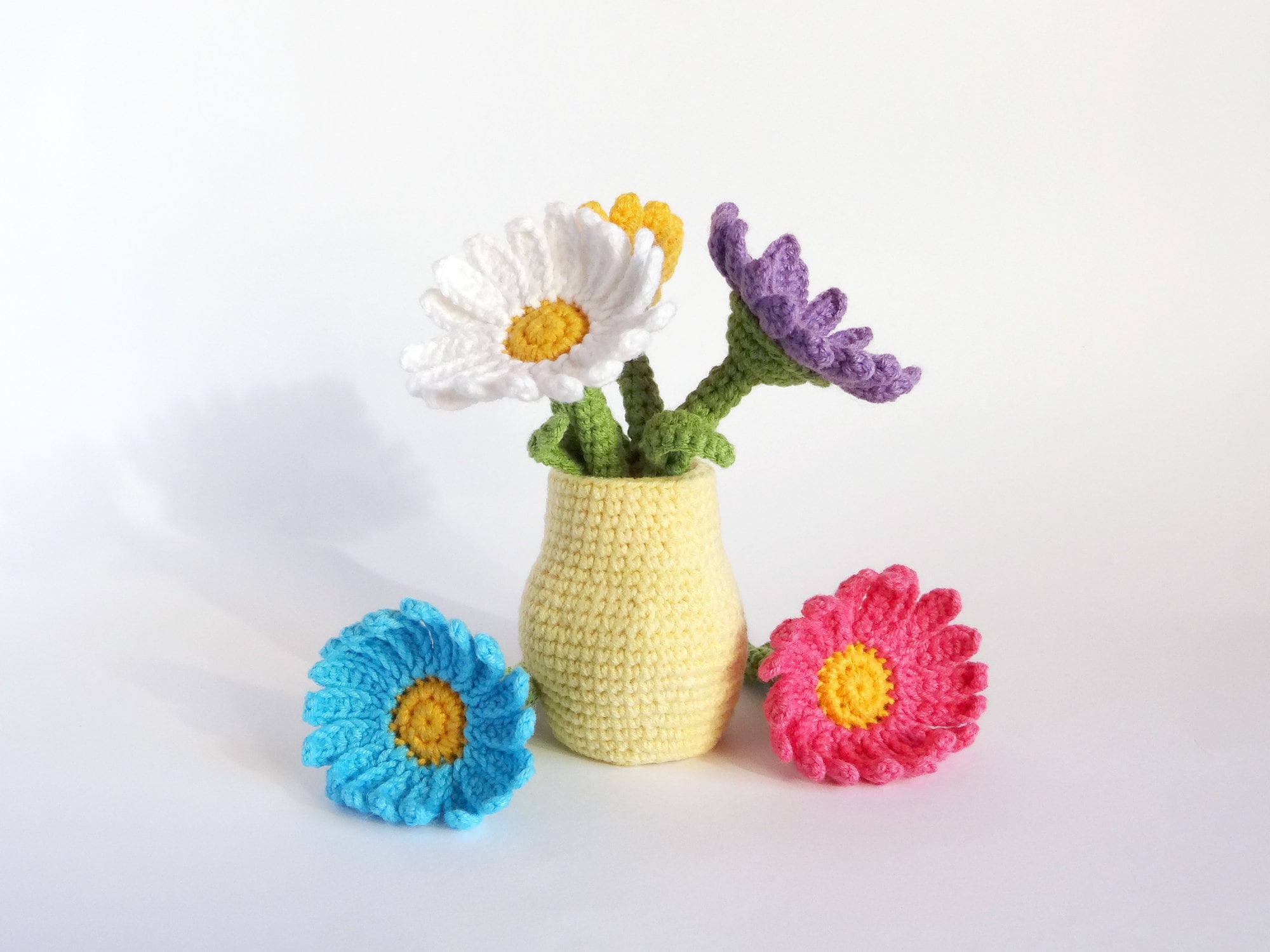 Daisy Crochet Pattern Crochet Daisy Pattern Crochet Flower - Etsy