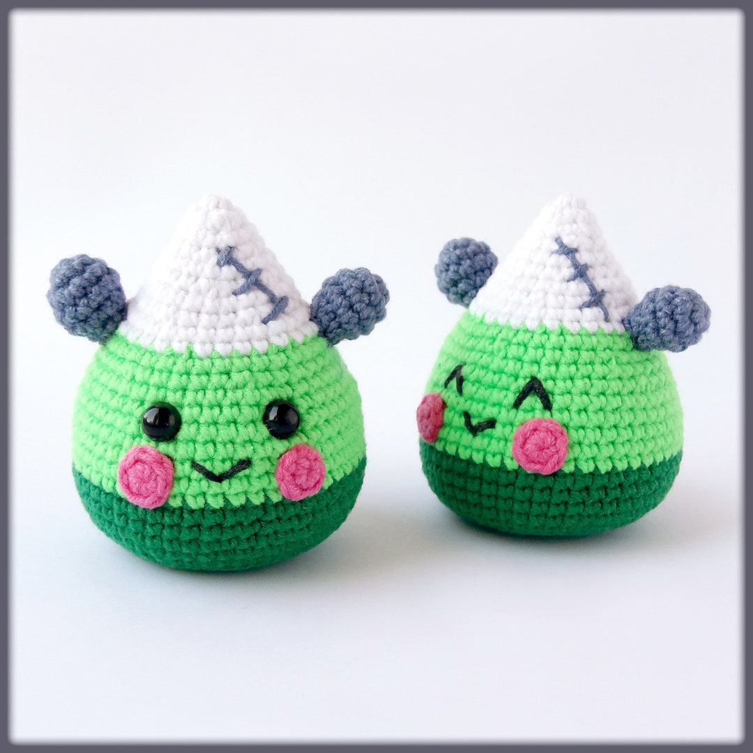 Crochet Pattern Candy Corn Frankenstein Amigurumi Toy - Etsy