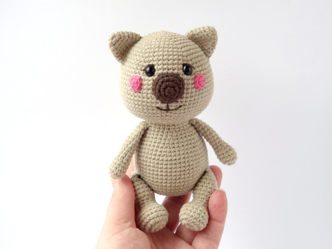 Wombat Crochet Pattern Amigurumi Animal Crochet Pattern - Etsy