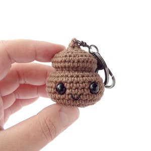 Poop Keychain Crochet Pattern, Cute Crochet Poo Amigurumi Pdf Tutorial ...
