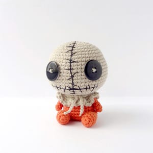Sitting Halloween Sam Crochet Pattern, Crochet Halloween Doll Amigurumi ...