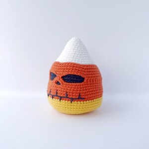 Skull Candy Corn Crochet Pattern Halloween Decoration - Etsy