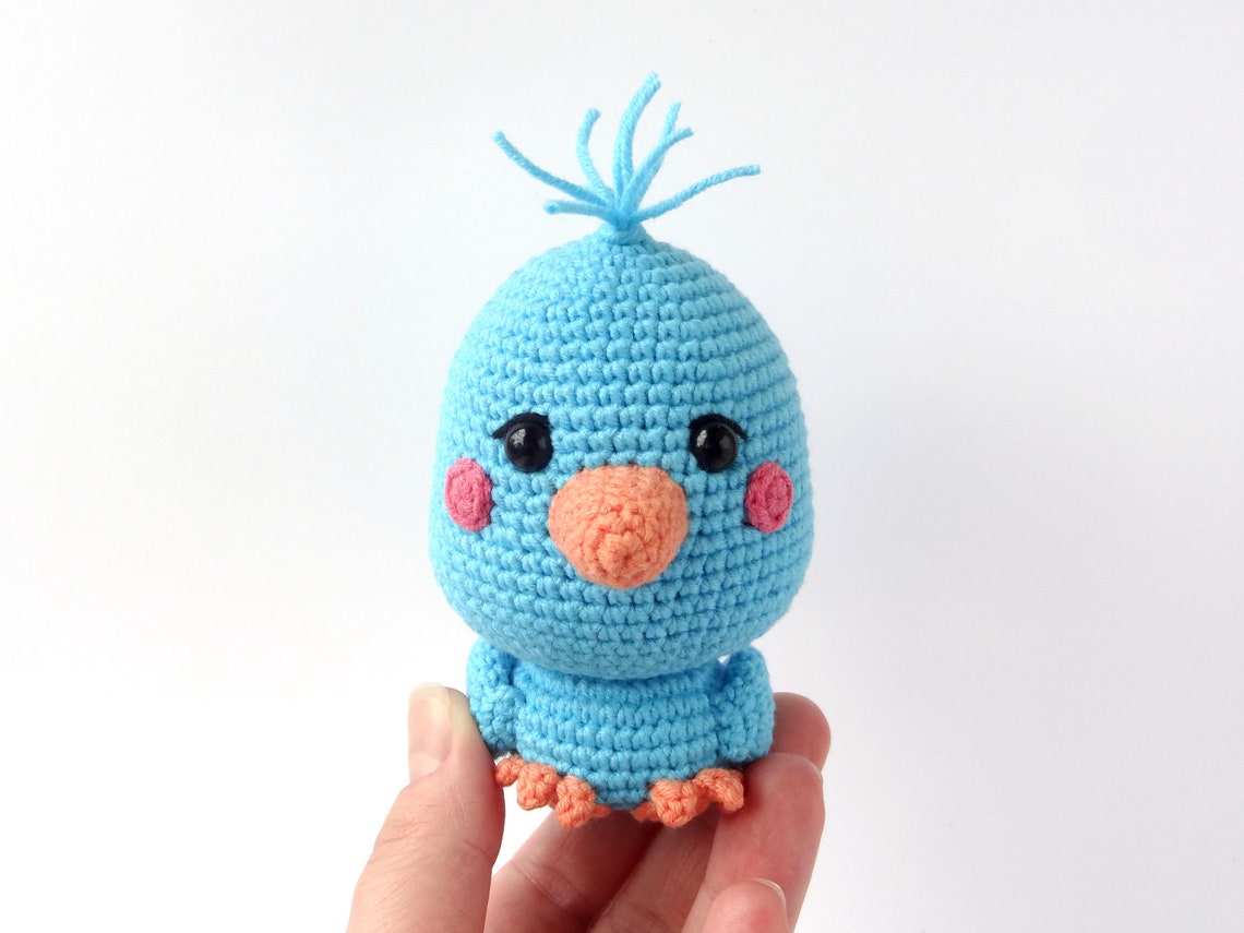 Little Bird Crochet Pattern Amigurumi Toy Crochet Bird - Etsy