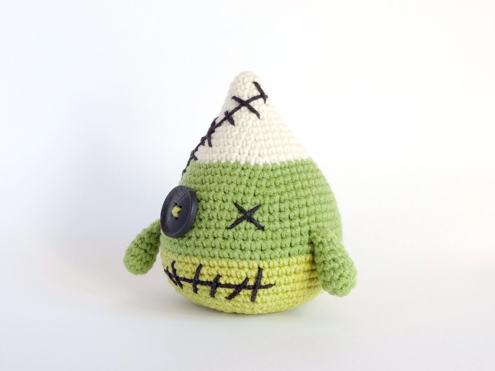 Creepy Zombie Candy Corn Crochet Pattern Halloween Amigurumi - Etsy