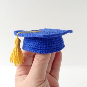 Graduation Cap Crochet Pattern, Crochet Graduation Hat for Amigurumi ...