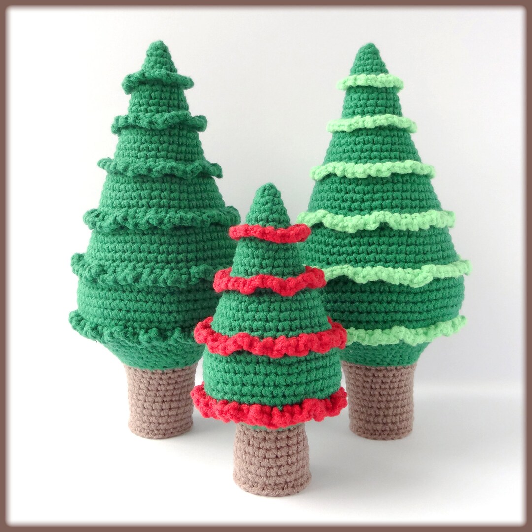 Christmas Trees Crochet Pattern - Etsy