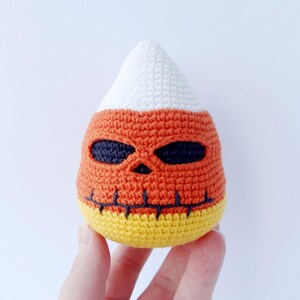 Skull Candy Corn Crochet Pattern Halloween Decoration - Etsy