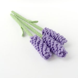 Lavender Crochet Pattern, Crochet Lavender Flowers Pdf Tutorial - Etsy