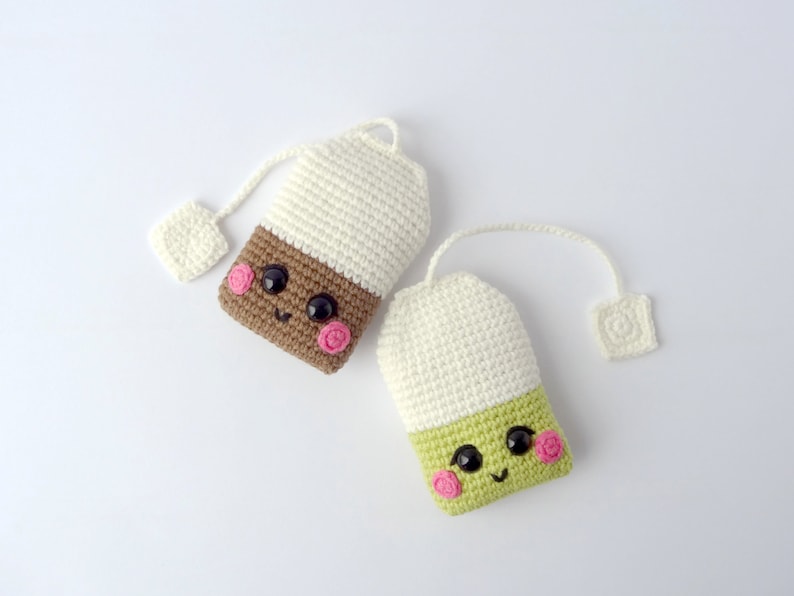 Tea Bag Crochet Pattern, Cute Amigurumi Tea Bag Pattern - Etsy