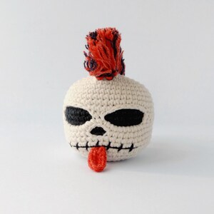 Punk Skull Crochet Pattern - Etsy
