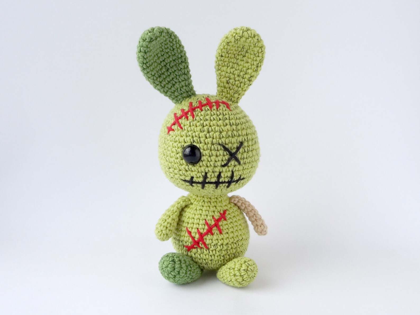 Zombie Rabbit Crochet Pattern Amigurumi Monster Toy | Etsy