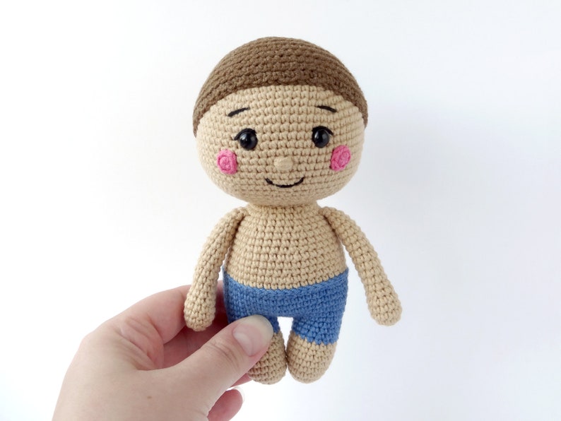 Boy Crochet Pattern Amigurumi Doll - Etsy