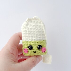 Tea Bag Crochet Pattern, Cute Amigurumi Tea Bag Pattern - Etsy